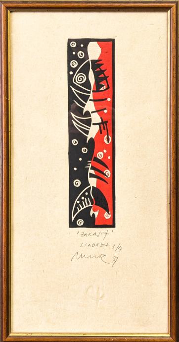 (8637) N/A Grafika linorez Zakaj 23cm x 46cm