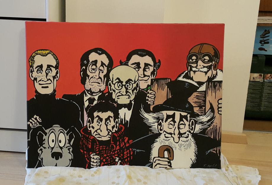 Alan Ford (slika na platnu)