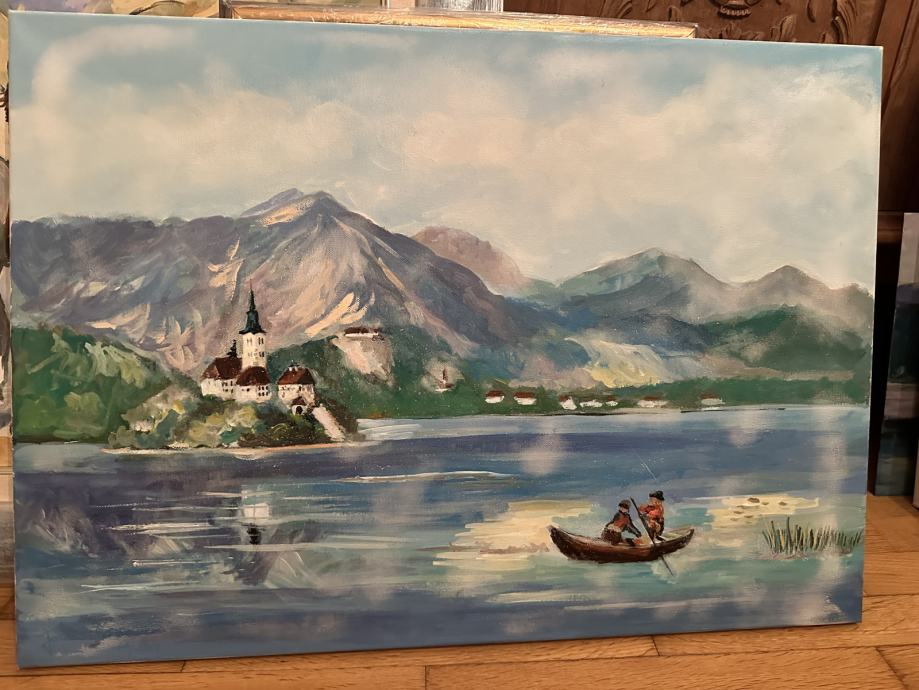 Bled - Slikar Janko Gašperin