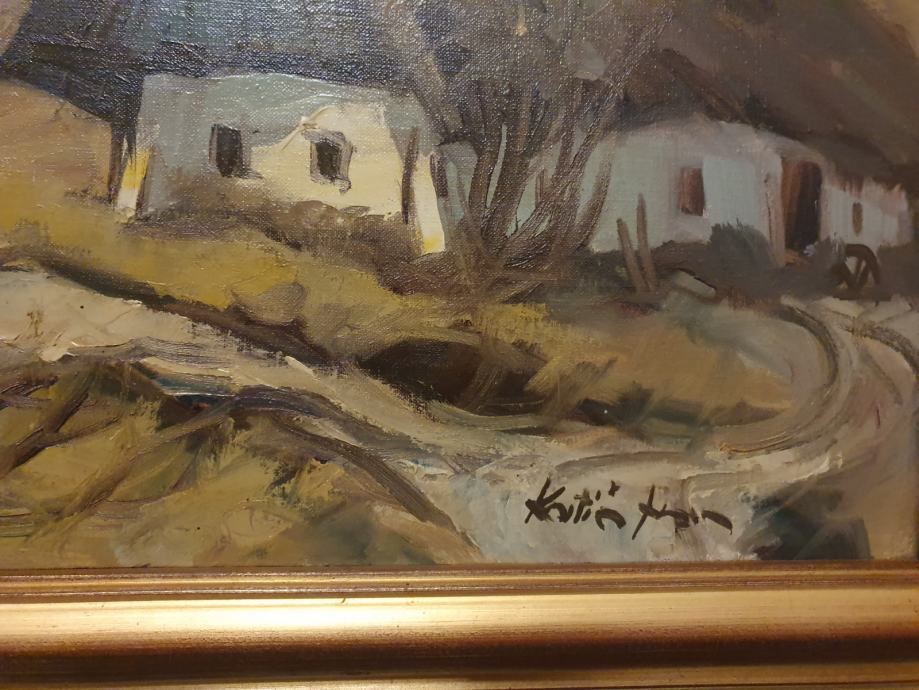 Ivan Katic olje na platnu format 103cm x 65,5cm