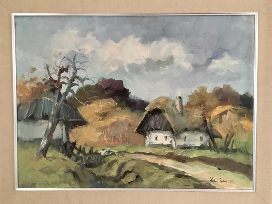 Ivan Katič - olje na platnu