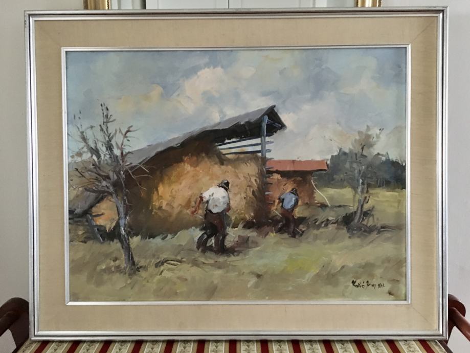 Ivan Katič - olje na platnu