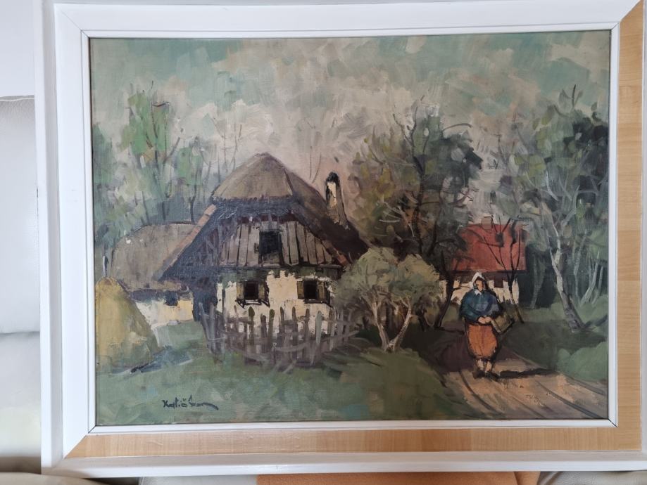 ivan katič olje na platnu