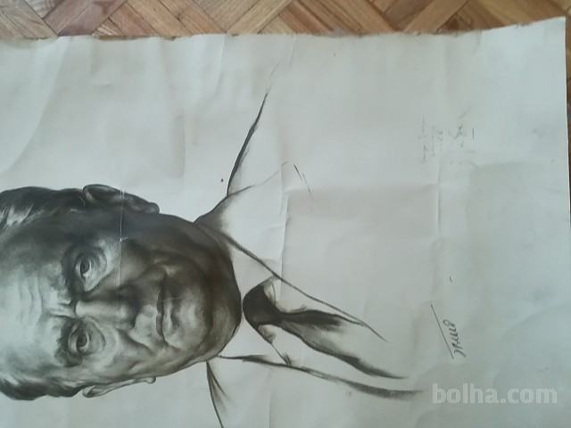 JOSIP BROZ TITO portret BOŽIDAR JAKAC