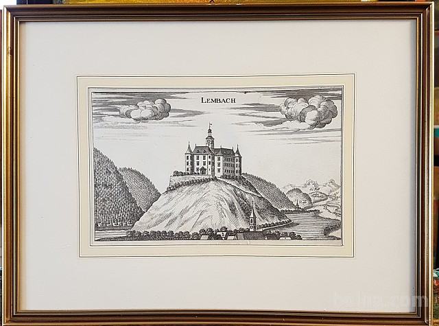 Limbuš -Lembach, bakrorez 1681 -G.M. Vischer