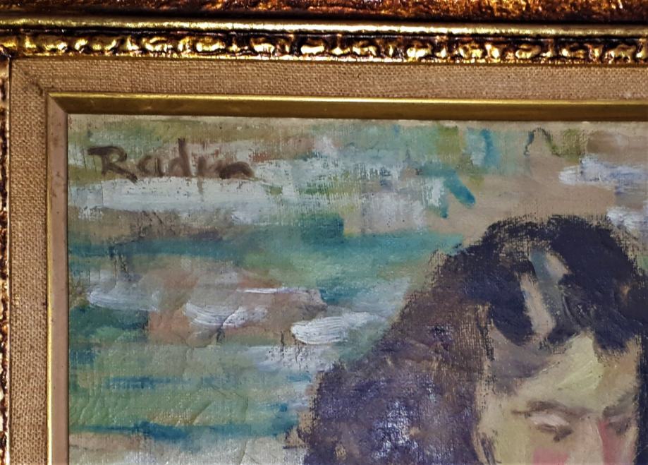 Olje na palatnu Milan Radin - Kopalke