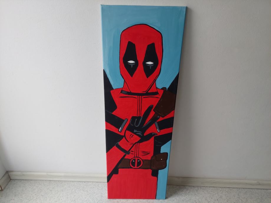 OTROŠKE SLIKE NA PLATNU,SUPER JUNAKI,MARVEL,BOBA FEET,DEAD POOL,MARIO