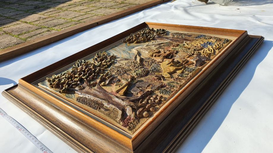 Primerno kot darilo za lovce: 3D slika z motivom lovcev in gozda