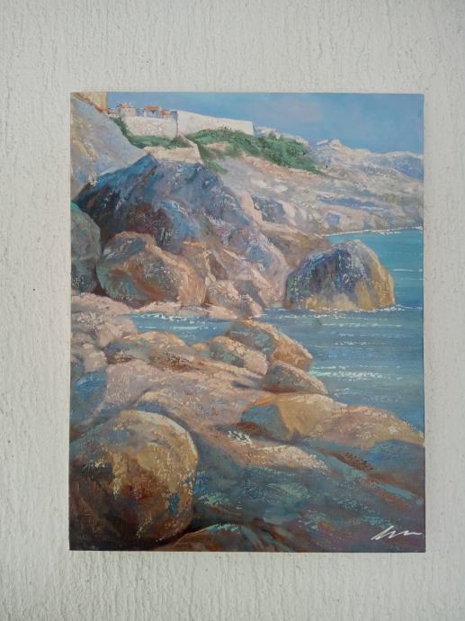 Slika Morje in skale