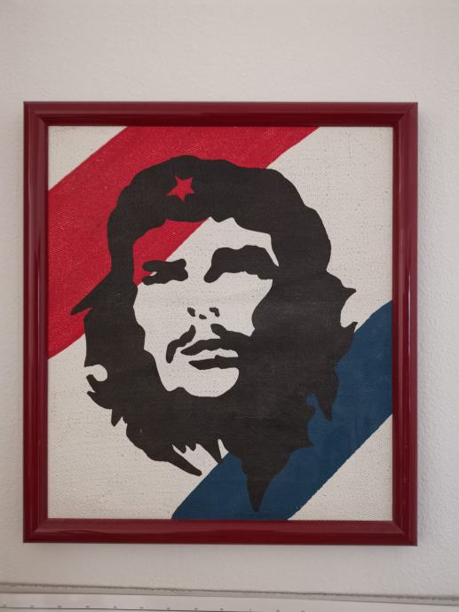 Slika olje / platno motiv Che Guevara, poreklo Kuba