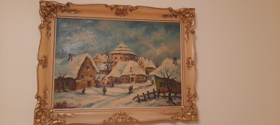 Josip Pisof, slika Zima