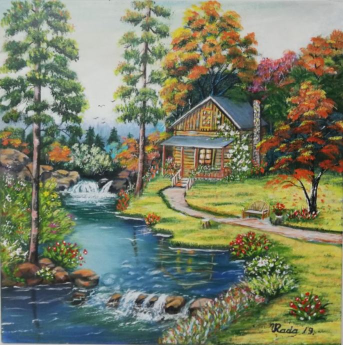 Akrilne slike na platnu (OPIS!)