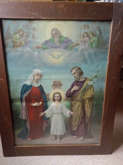 Stara velika slika svete družine