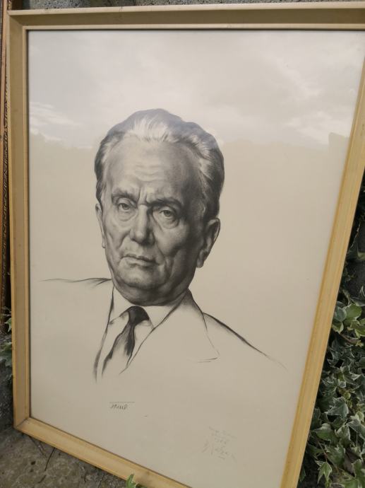 TITO stare slike z okvirji TITO,1 slika