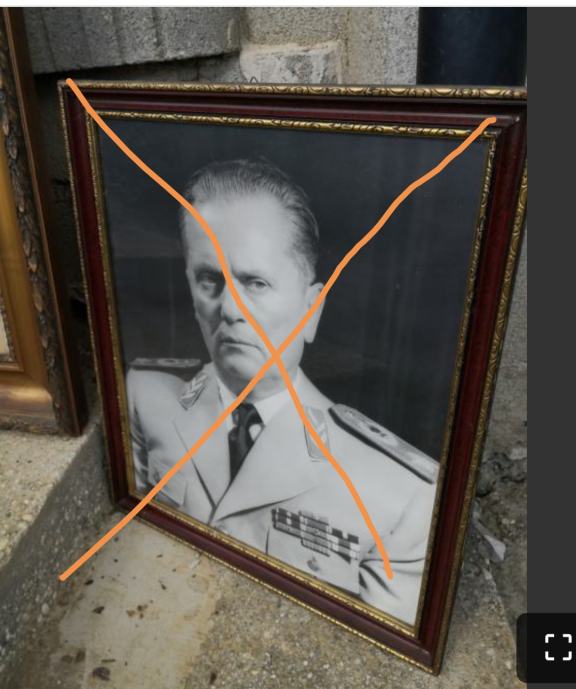 TITO stare slike z okvirji TITO,1 slika