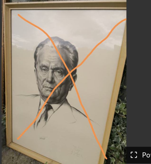 TITO stare slike z okvirji TITO,1 slika