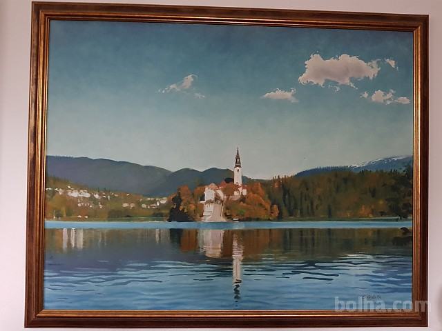umetniška slika BLED