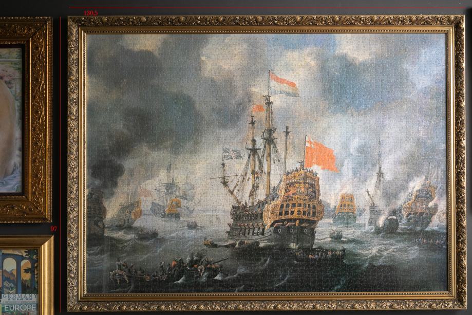 Umetniška slika - sestavljanka HMS Royal Charles 1655