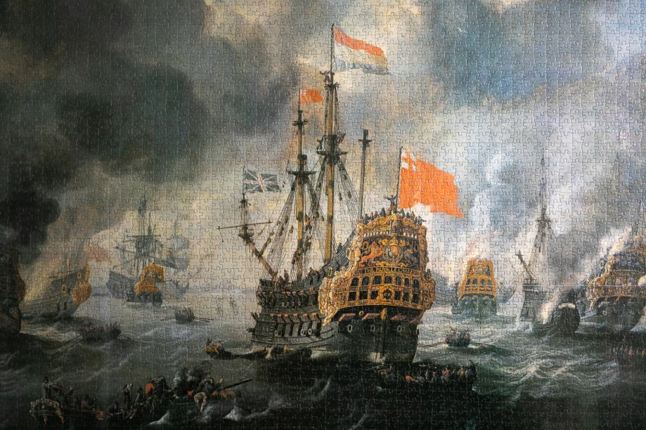 Umetniška slika - sestavljanka HMS Royal Charles 1655