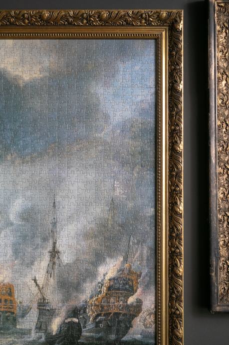 Umetniška slika - sestavljanka HMS Royal Charles 1655