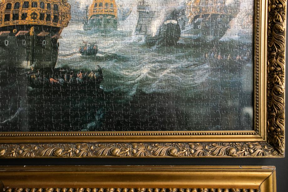 Umetniška slika - sestavljanka HMS Royal Charles 1655