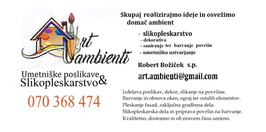 Slikopleskarstvo in poslikave