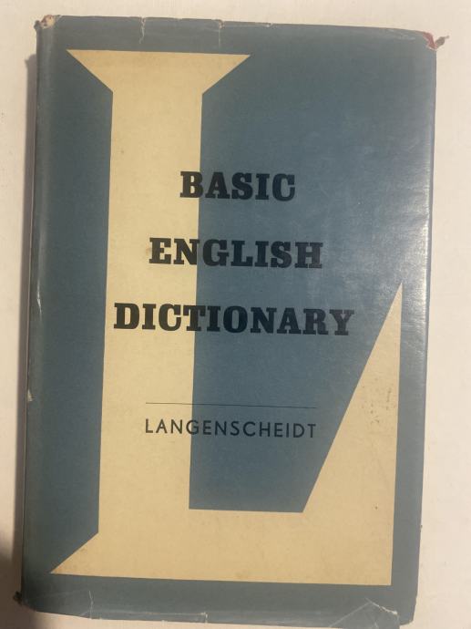 Basic english dictionary LANGENSCHEIDT