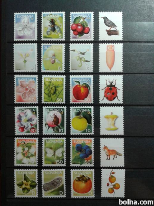 SLO – Sadne vrste na Slovenskem – Češke (**)