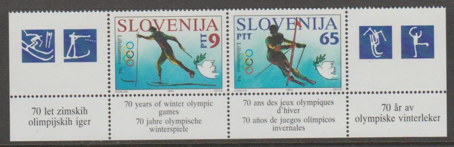 SLOVENIJA leto 1994 - ŠPORT - XVII. ZOI. LILLEHAMMER 01