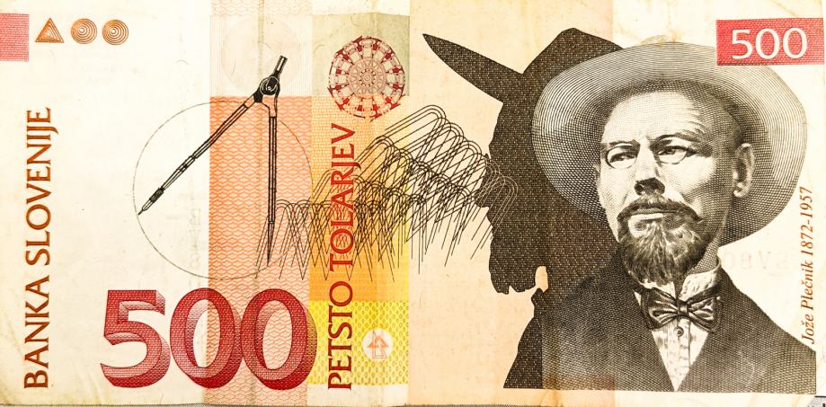 (5000) Bankovec 500 Petsto tolarjev 2005