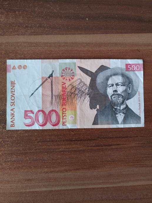 Bankovec 500 SIT tolarjev 2005