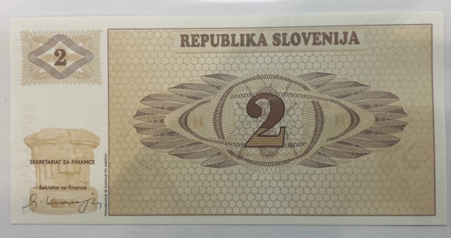 BON 2 1990 ZA SERIJSKA-NADOMESTNA SERIJA UNC
