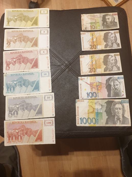 star denar bankovci komplet
