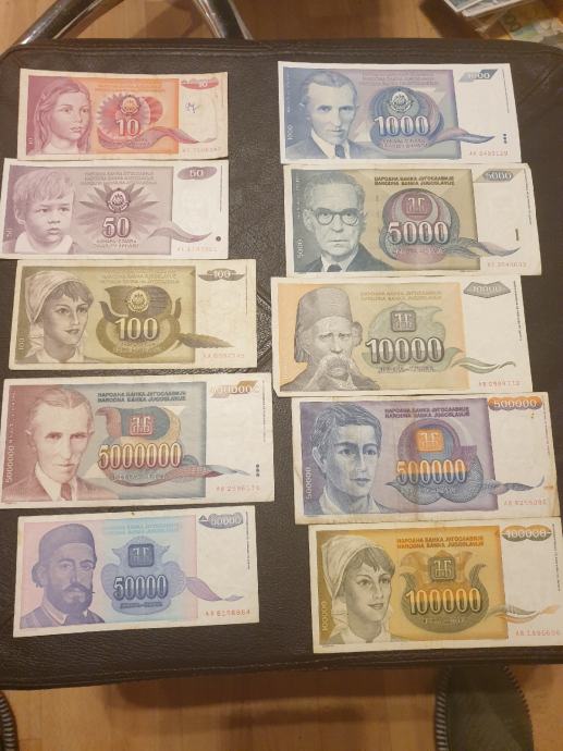 star denar bankovci komplet