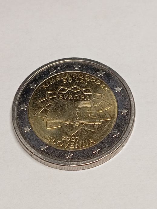 2 EVRA RIMSKA POGODBA 50 LET SLOVENIJA