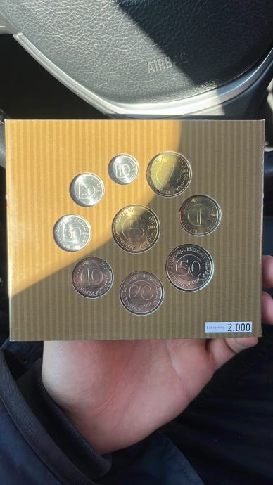 Slowenische Tolar-Slovenski Tolarji zbirka kovancev SIT