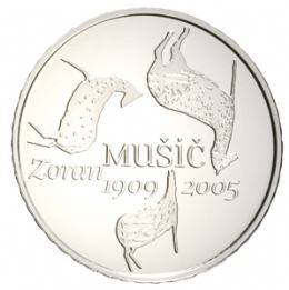 Srebrnik 100-letnica rojstva slikarja Zorana Mušiča (trezor)