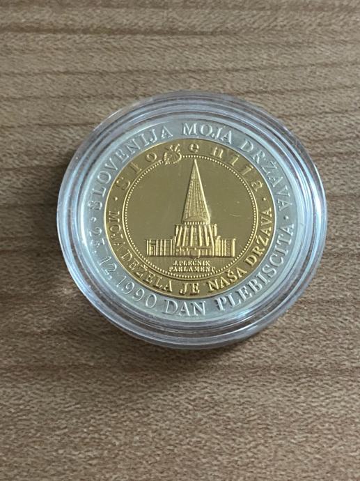 Zlati tolar – zlatnik Slovenski svetovni kongres 1991