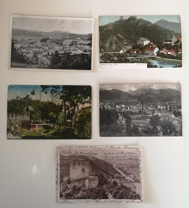 5x RAZGLEDNICE CELJE CILLI 1907 DO 1942