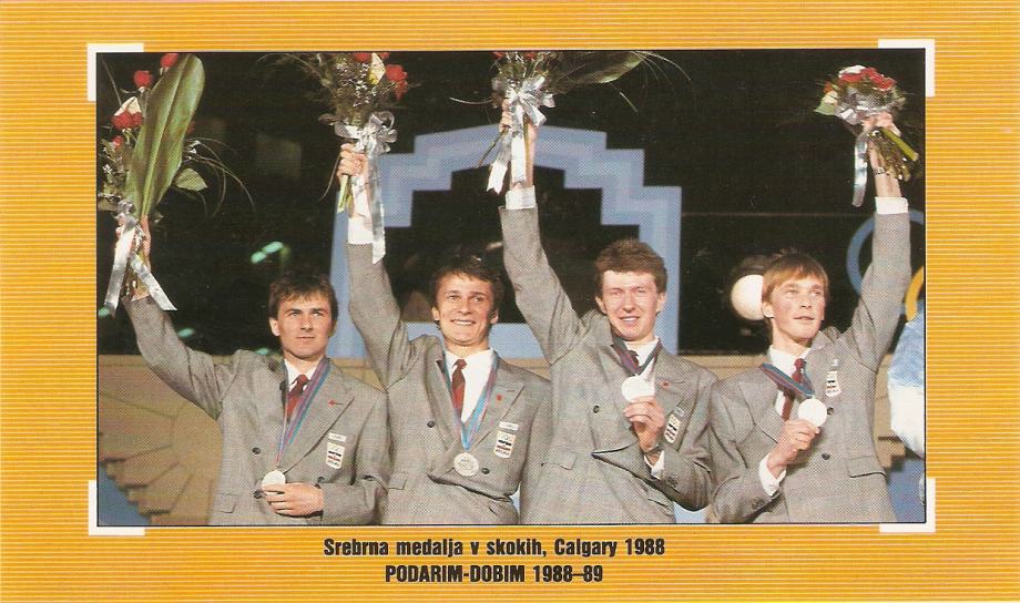 KARTICE PODARIM DOBIM (3.900 din) 1988 - 89 Slovenija