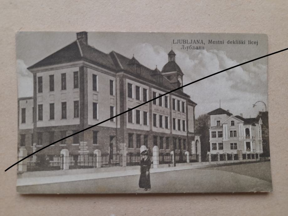 LJUBLJANA - MESTNI DEKLIŠKI LICEJ 1922