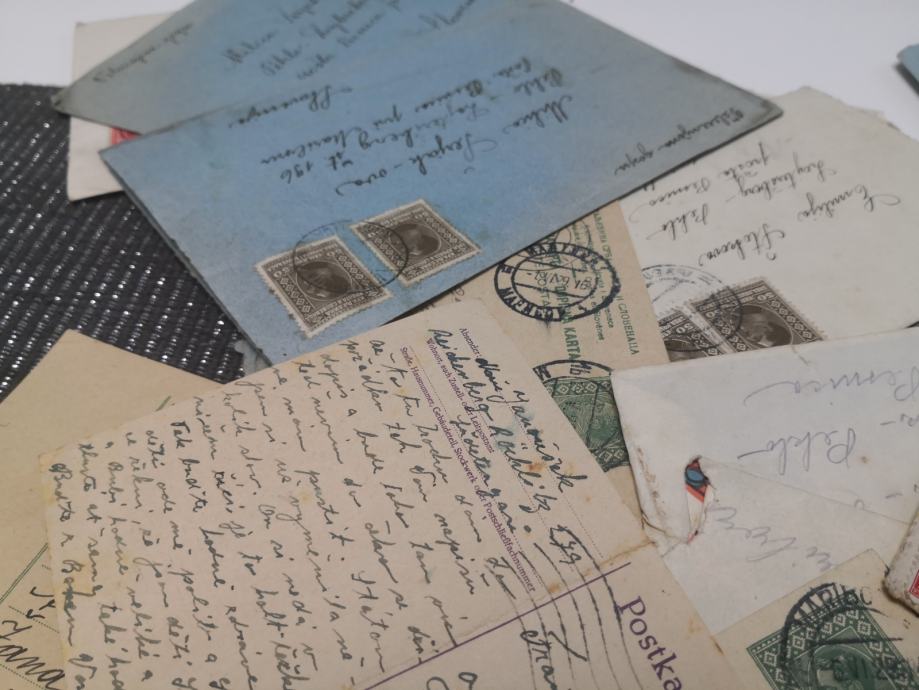 Lot stara pisma,iz 1928 leta, 1940,,,,,stare dopisnice,