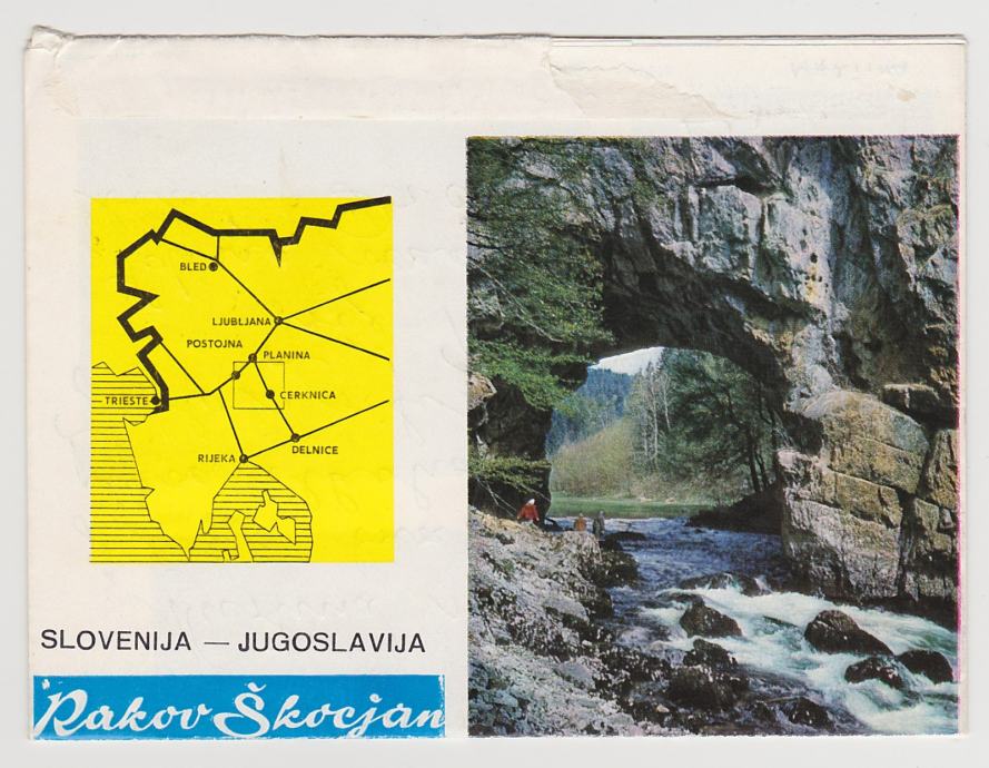 Rakov Škocjan Velike Bloke Grad Snežnik Slivnica Cerkniško jezero 1967
