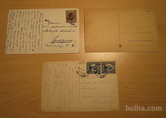 Stare razglednice Celje, 2 poslani, 1 neposlana, Kraljevina