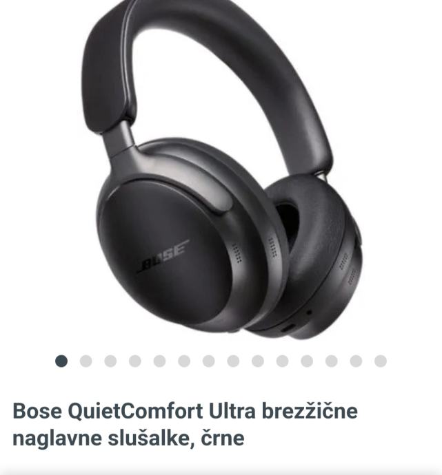 Bose brezzične slušalke
