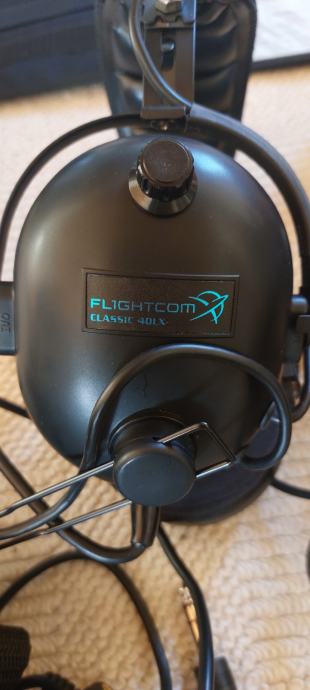 Flightcom ANR headset - avio slušalke ter GPSnavigacija