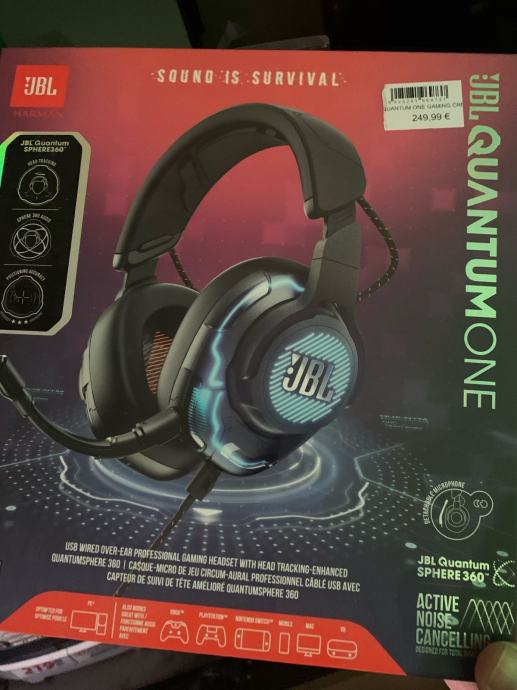 JBL QUANTUM ONE - KOT NOVE GAMING SLUSALKE