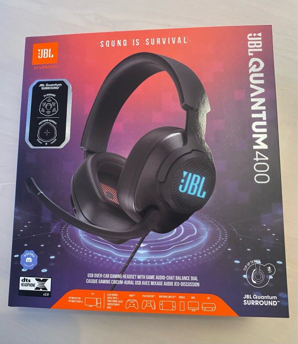 JBL slušalke QUANTUM 400 Brezžične