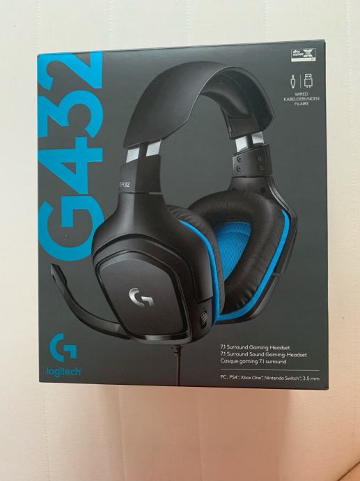Logitech G432 z veljavno garancijo