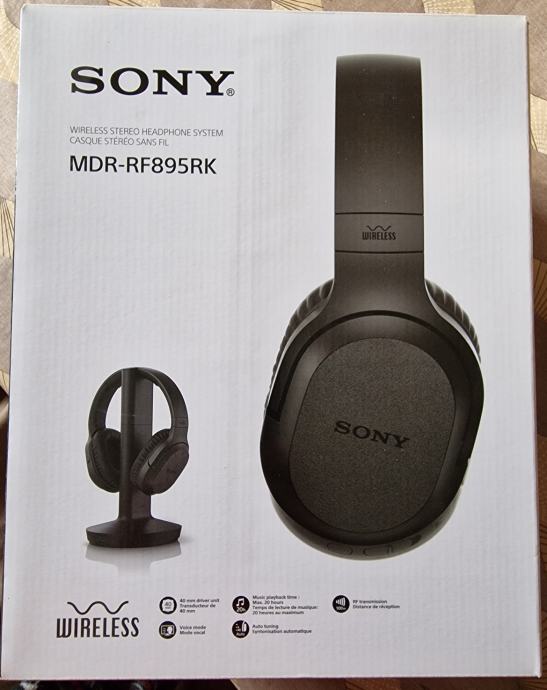 Slušalke za TV brezžične Sony MDR-RF895RK